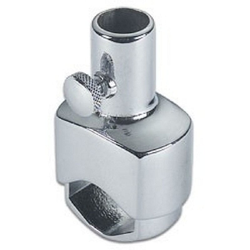 Osculati Chromed Brass Pushpit Rail Flag Pole Socket with Clamp 20-25m