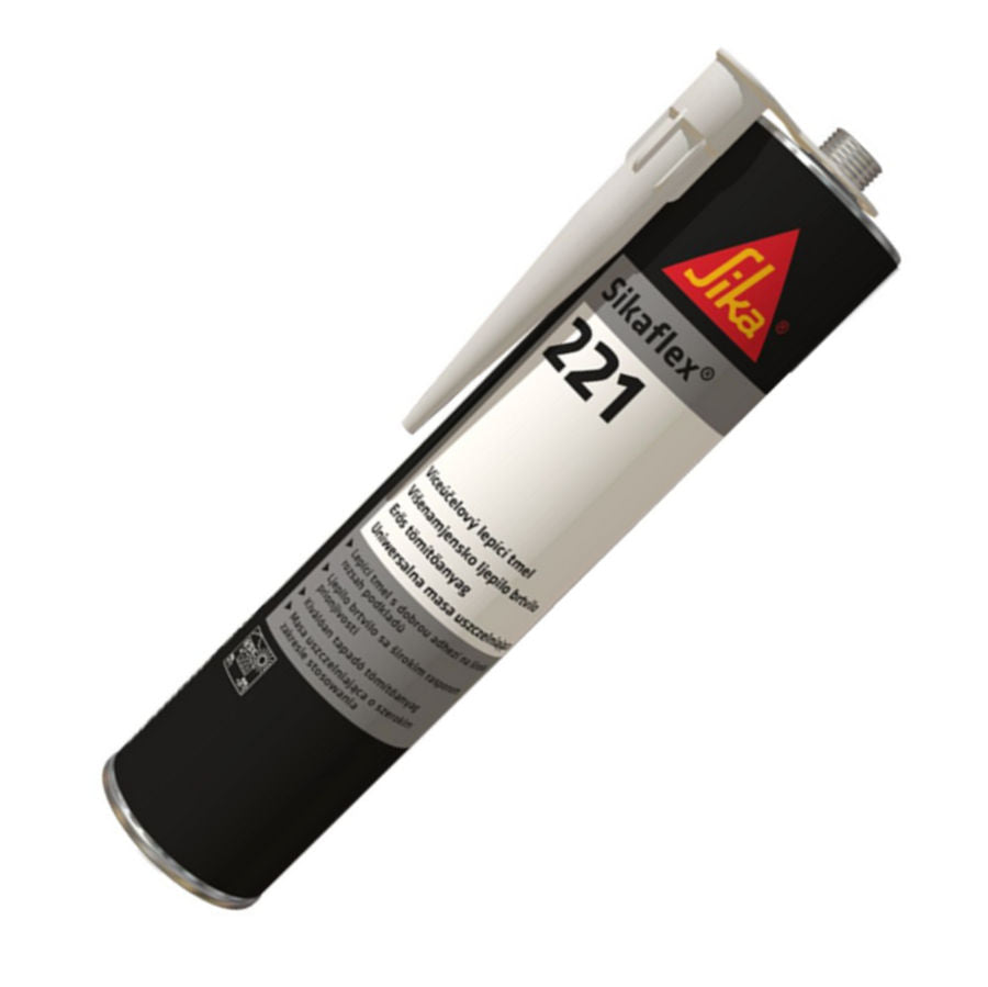 Sikaflex 221 Polyurethane Adhesive Sealant Grey 300ml Cartridge